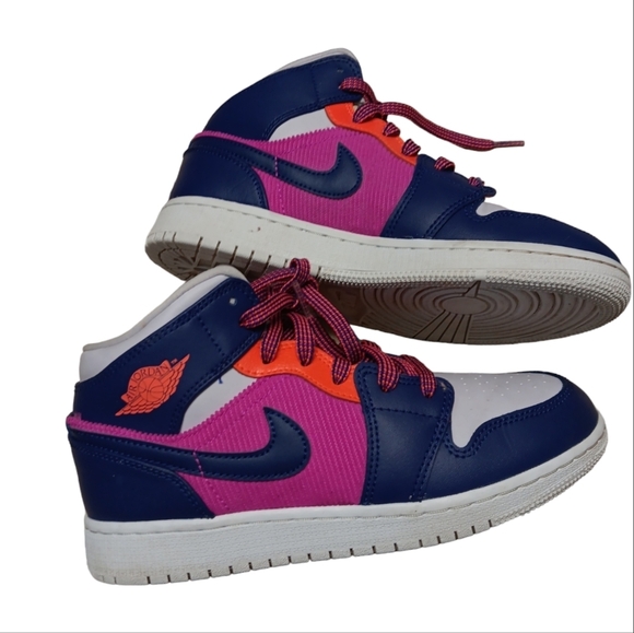 Jordan | Shoes | Nike Air Jordan Mid Shoes Fire Pinkbarely Purple 5551 ...